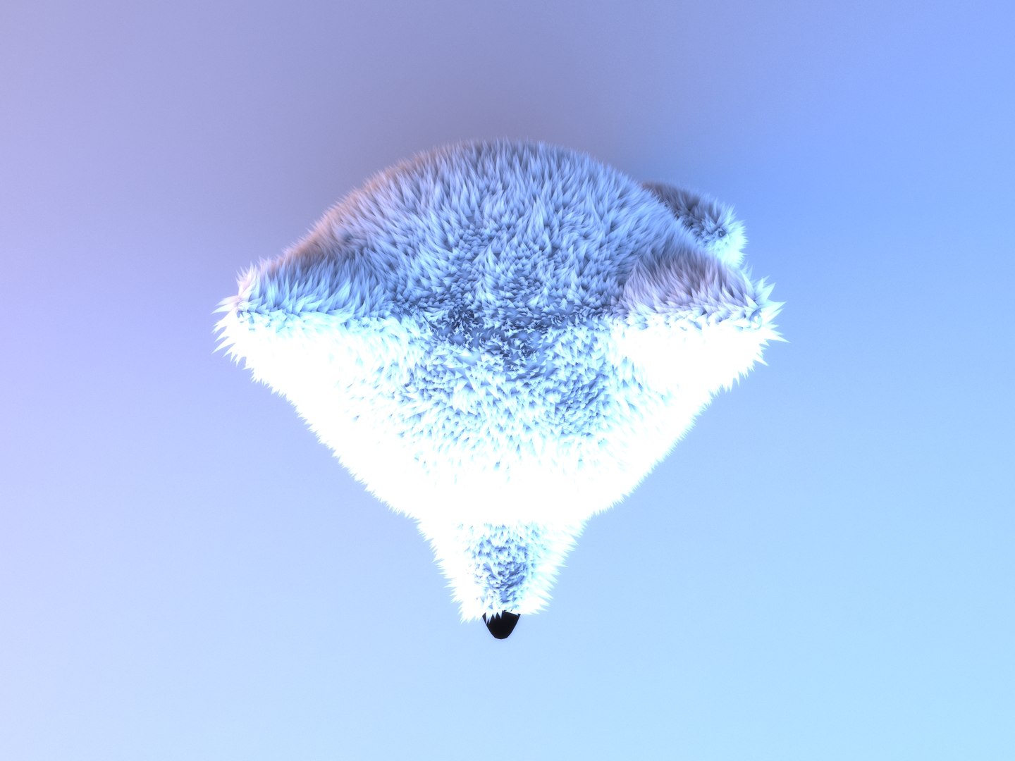 Cute Cartoon White Arctic Fox - Character 3D Model - TurboSquid 1951525