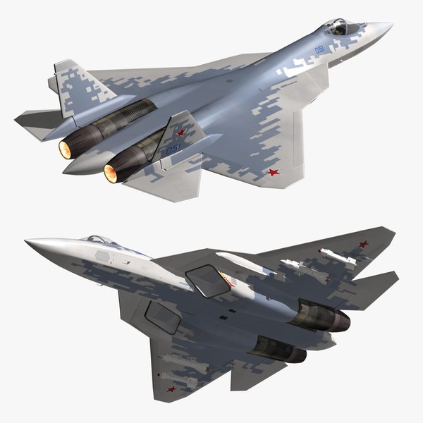 3D Sukhoi SU57 v1 model - TurboSquid 1771443
