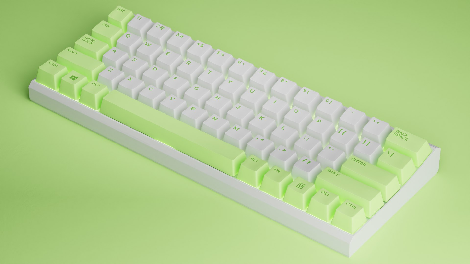 3D Wireless Mechanical Keyboard Blender - TurboSquid 2111200