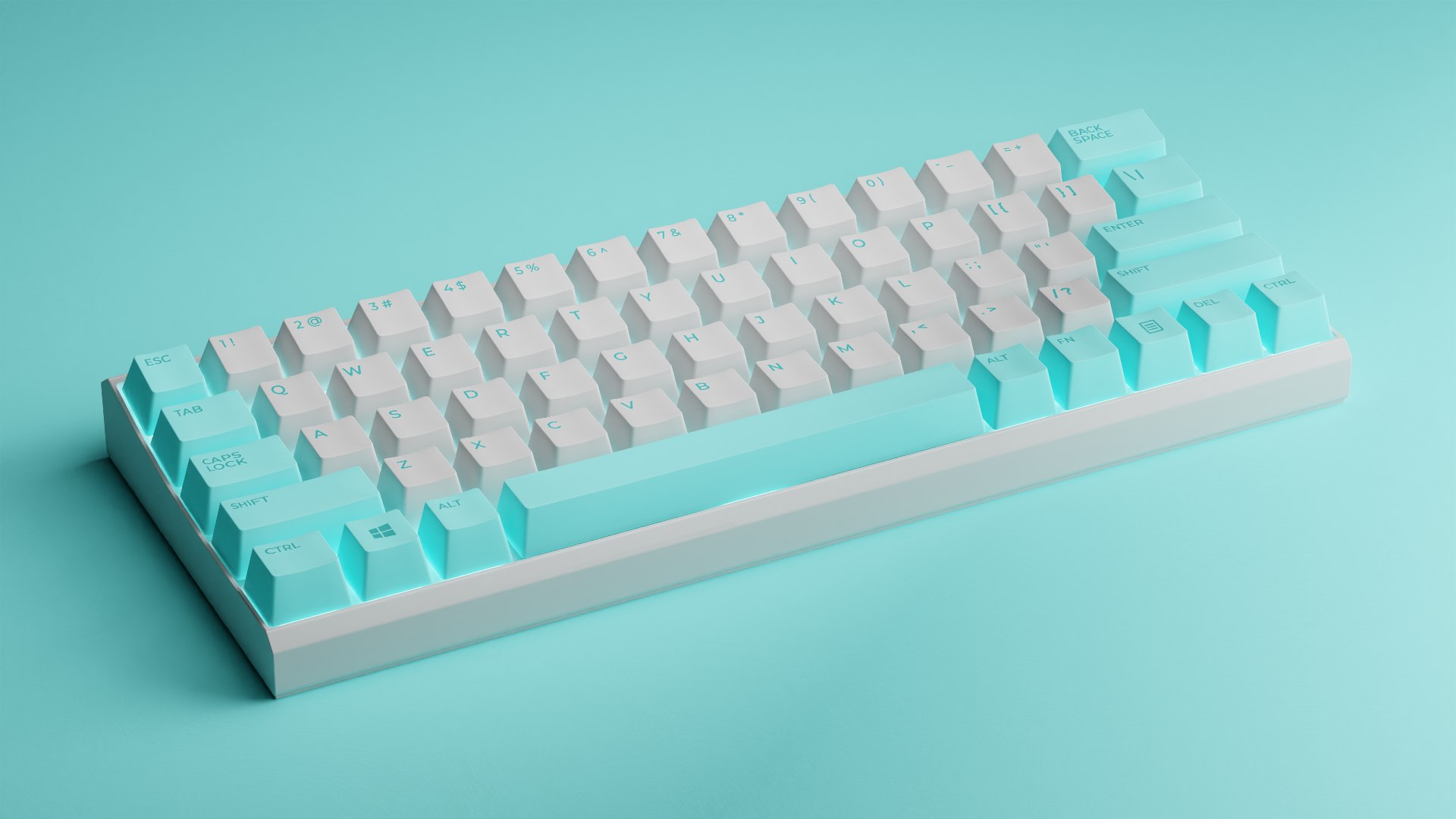 3D Wireless Mechanical Keyboard Blender - TurboSquid 2111200