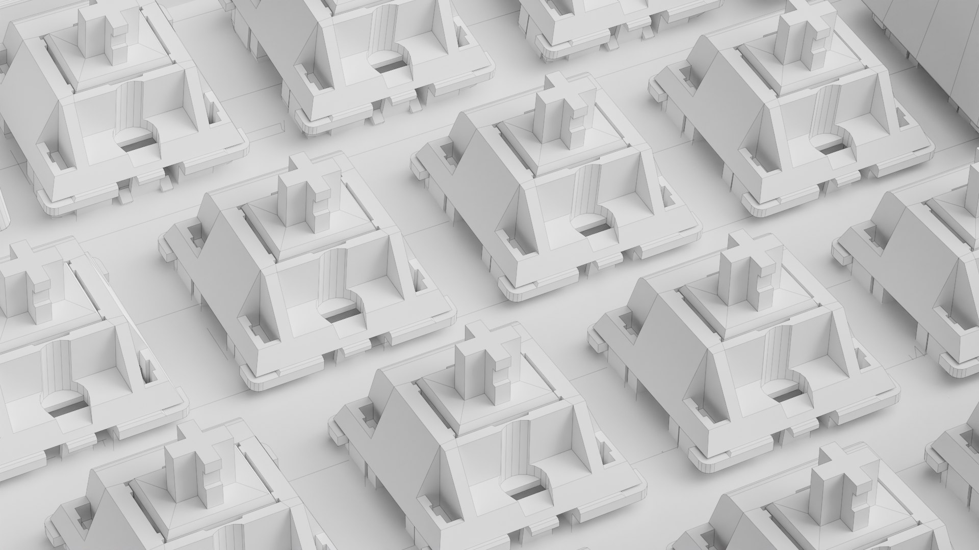 3D Wireless Mechanical Keyboard Blender - TurboSquid 2111200