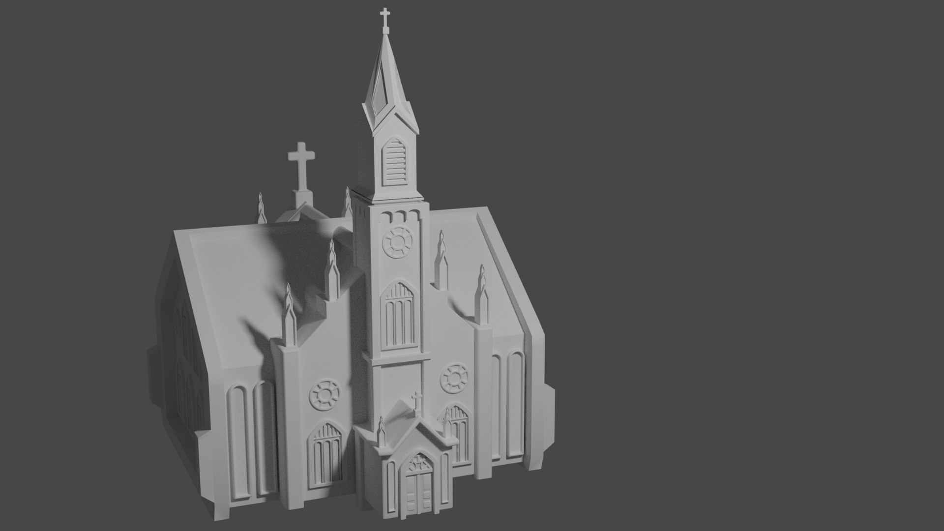 3D model Church - TurboSquid 1968643
