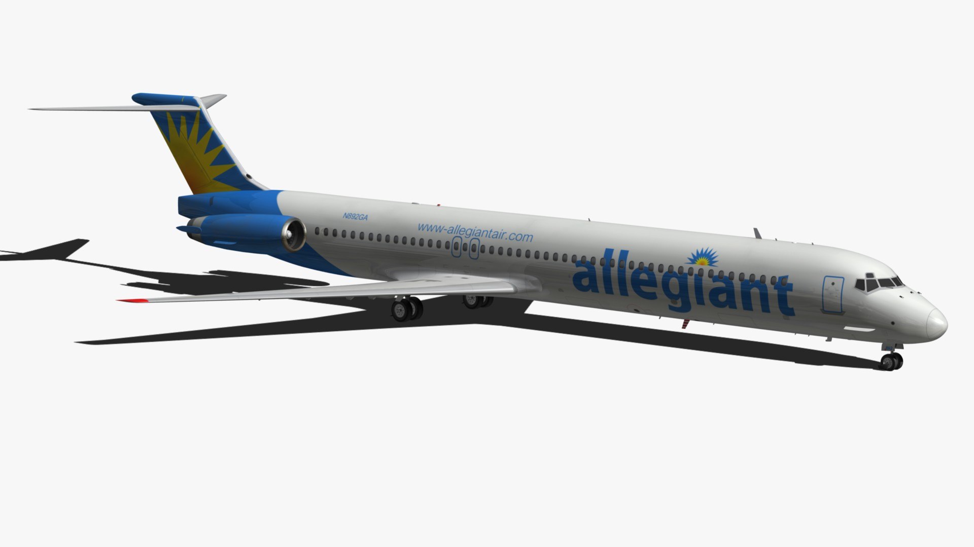 3d Model Mcdonnell Douglas Allegiant Air