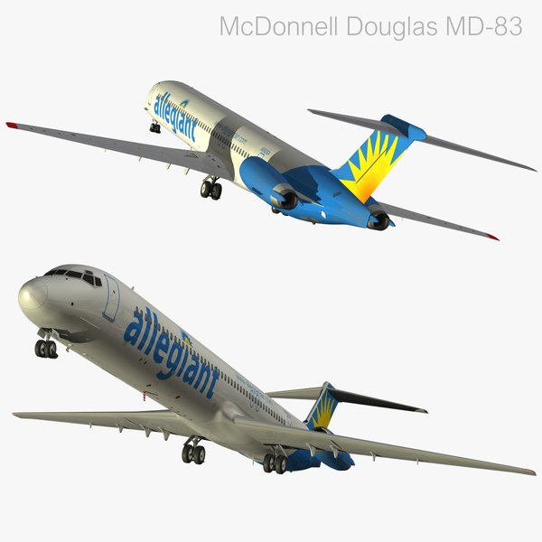 3d model mcdonnell douglas allegiant air