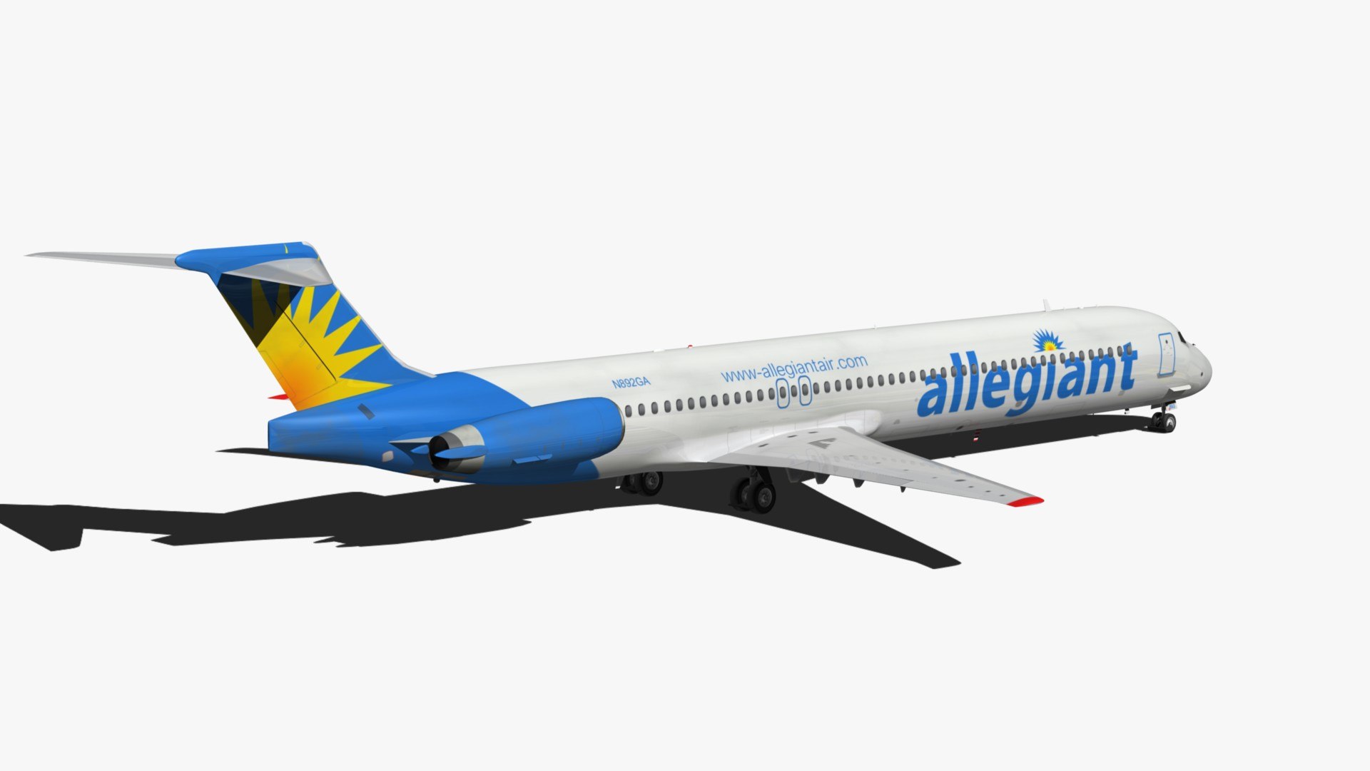 3d Model Mcdonnell Douglas Allegiant Air