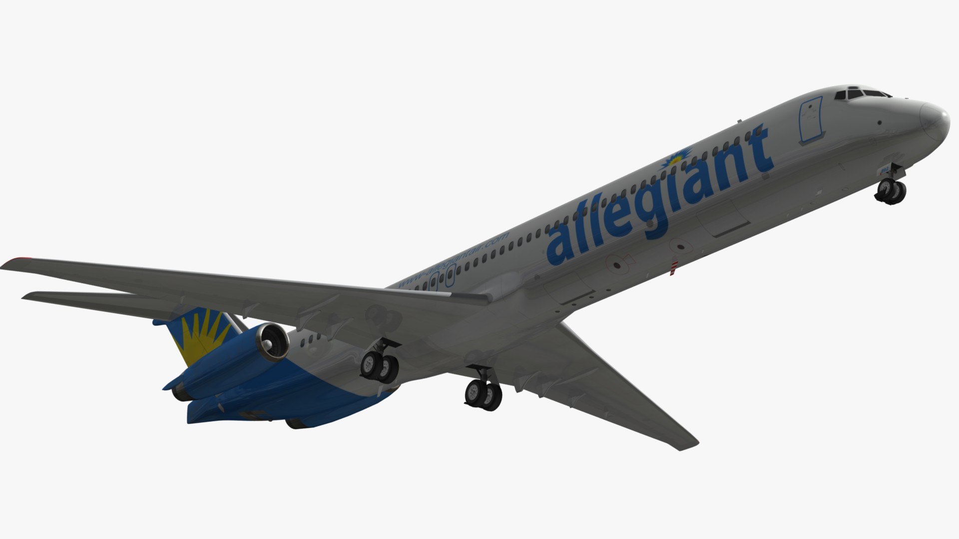 3d Model Mcdonnell Douglas Allegiant Air