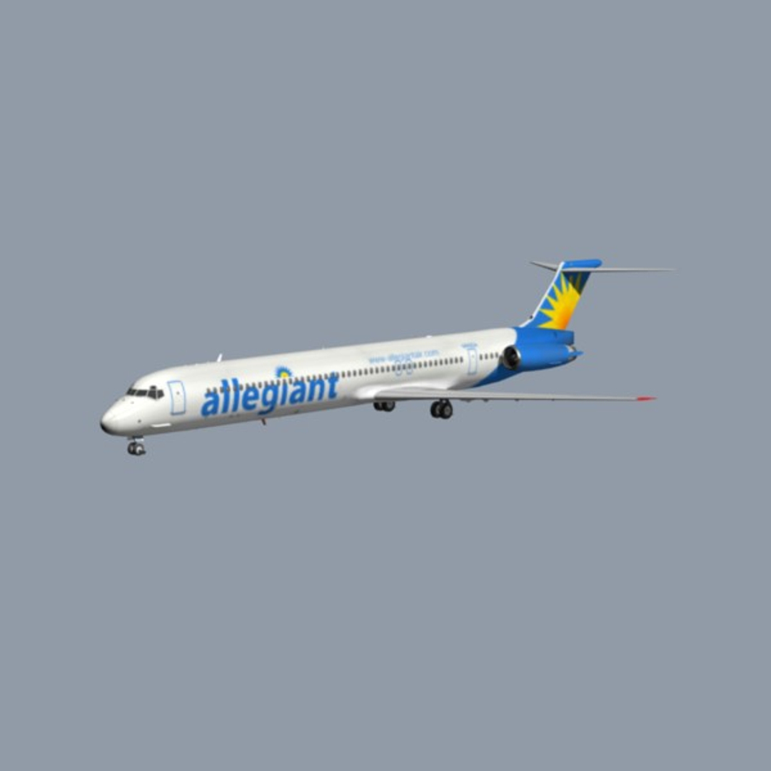 3d Model Mcdonnell Douglas Allegiant Air