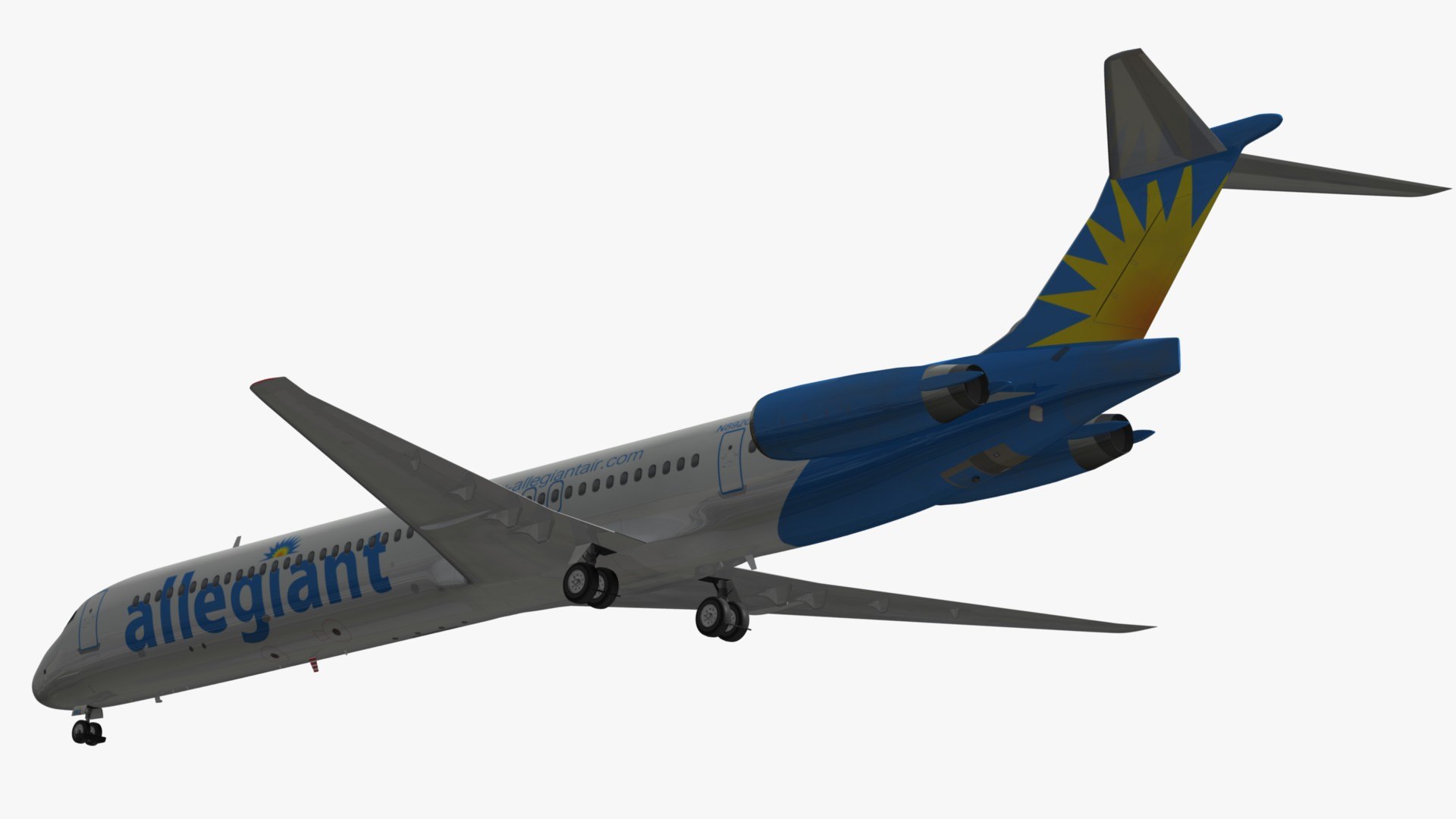 3d Model Mcdonnell Douglas Allegiant Air