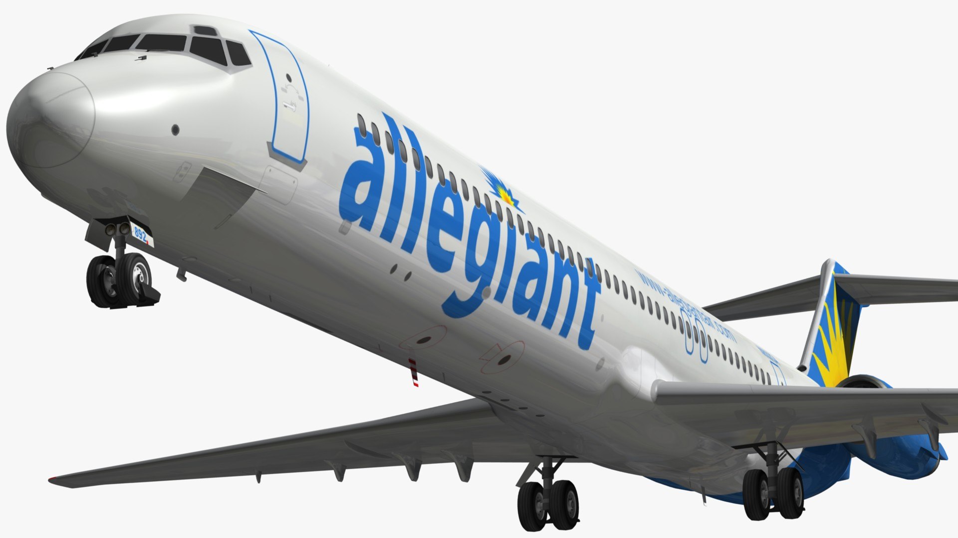 3d Model Mcdonnell Douglas Allegiant Air