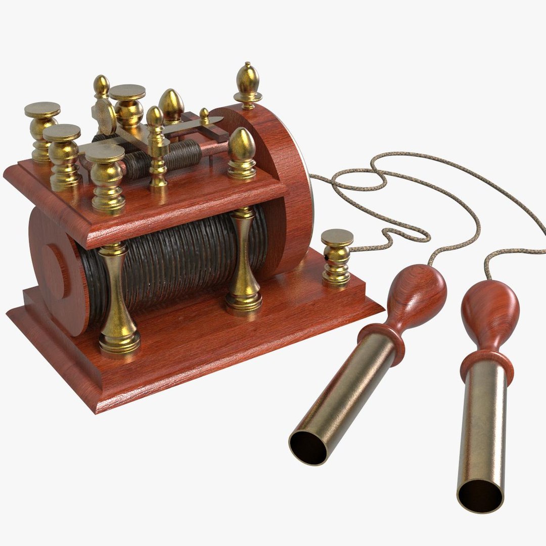 3D antique medical electrical shock - TurboSquid 1233036