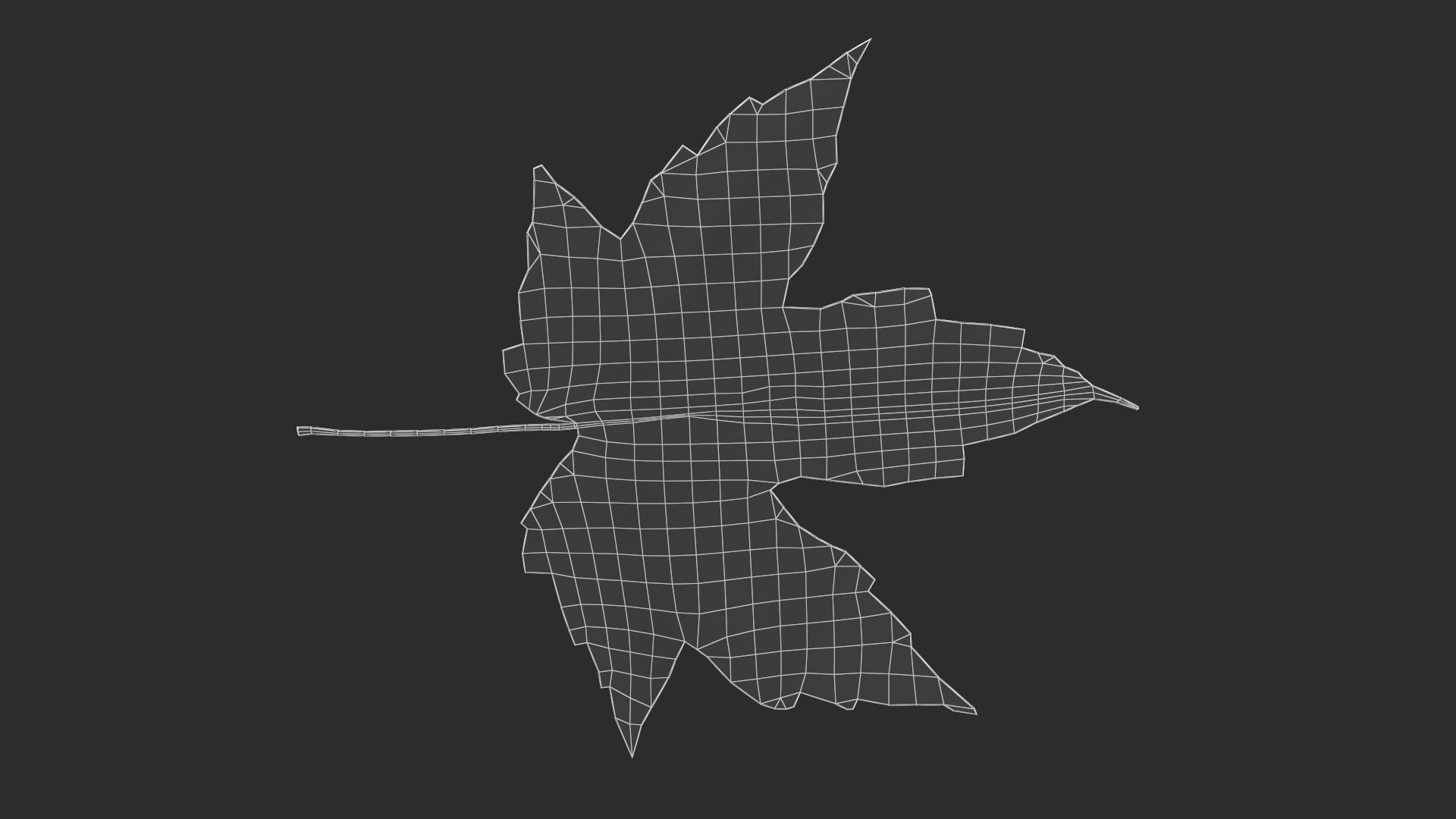 Amur Maple Autumn Leaf Model - TurboSquid 2316512