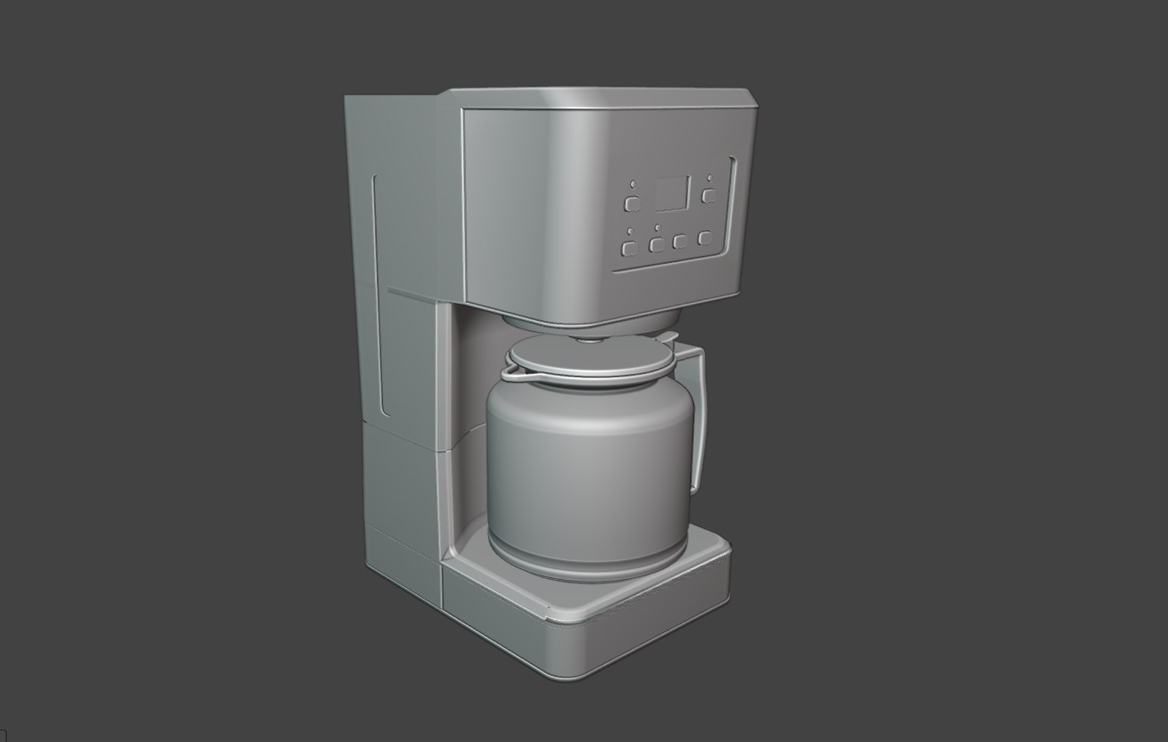 Coffee Machine 3D Model - TurboSquid 1758664