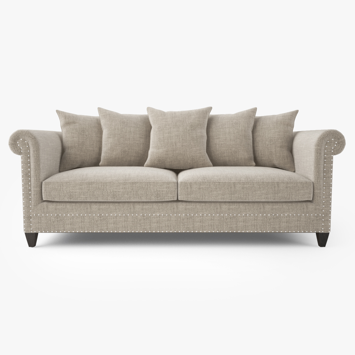 crate barrel durham sofa 3d max
