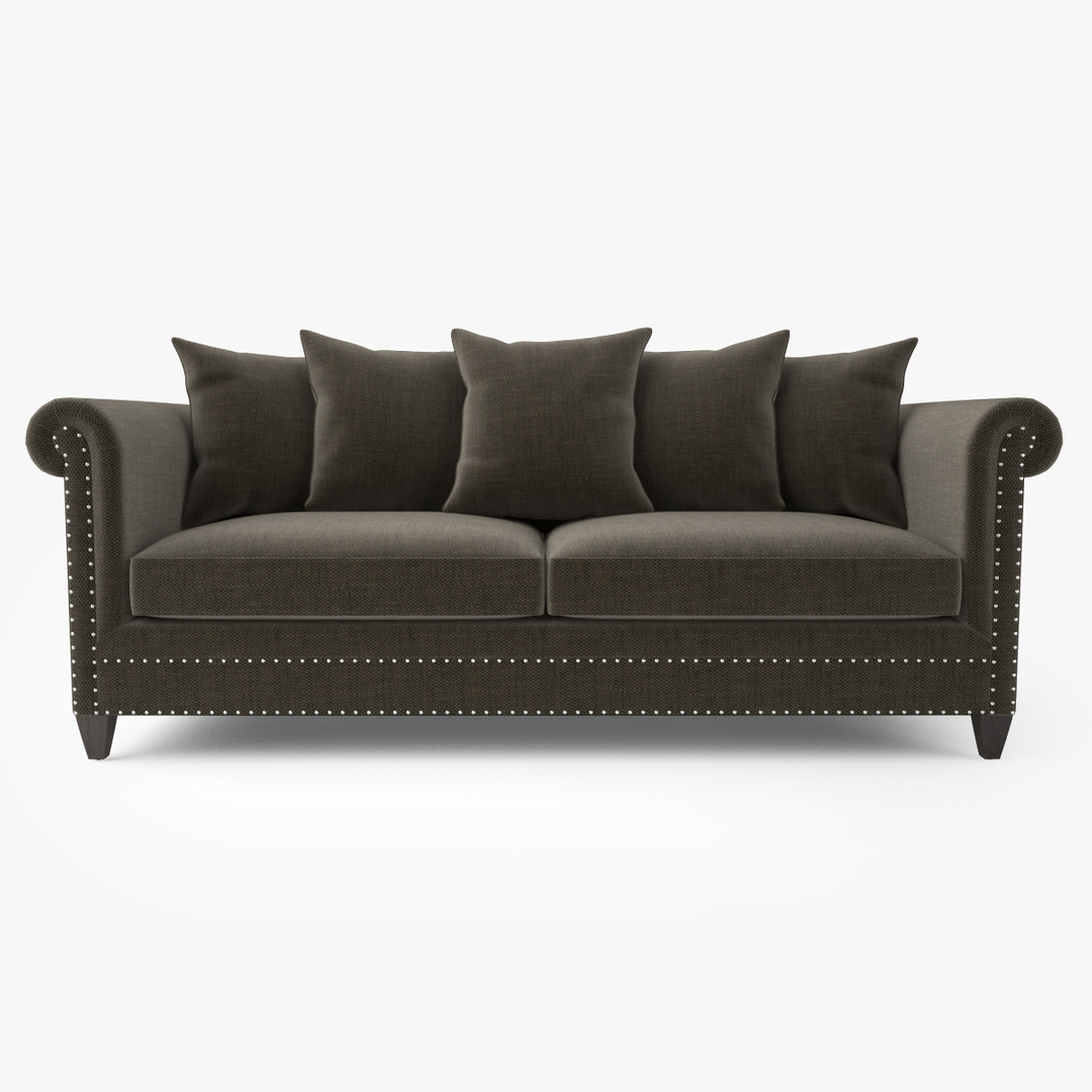 crate barrel durham sofa 3d max
