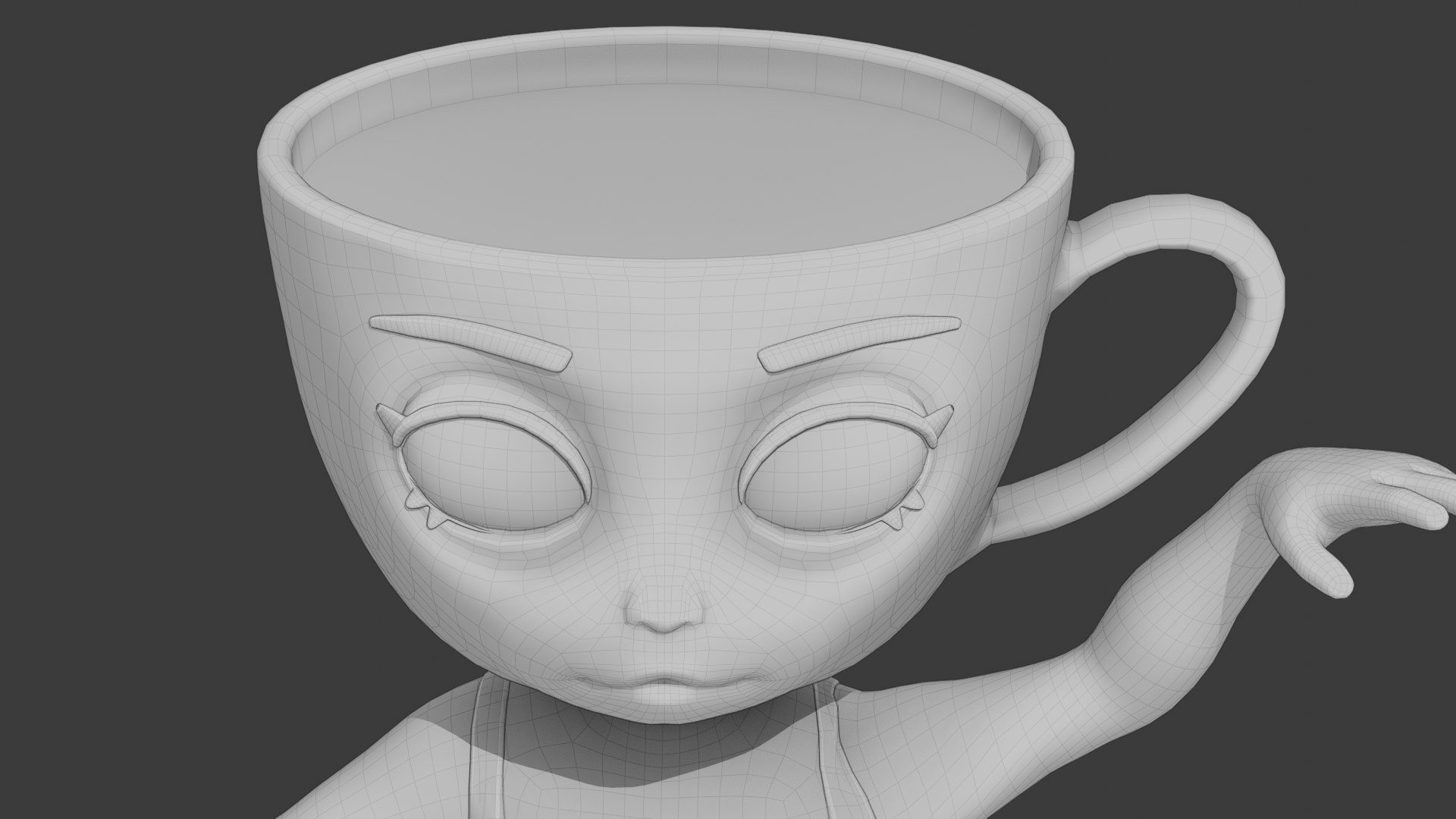 3D Ballerina Cappuccina - Brainrot Meme Model - TurboSquid 2414140