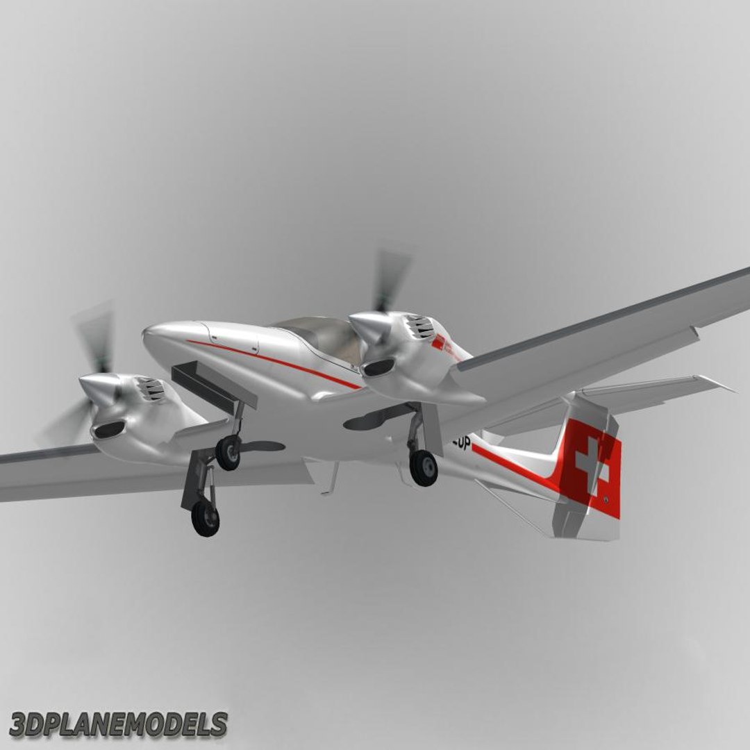 Diamond Da42 Twin Star 3d Model