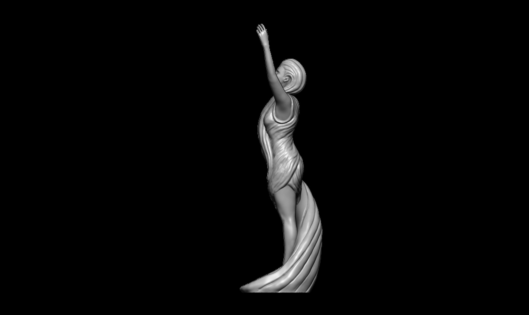 Decorative Woman 3D Model - TurboSquid 1549216