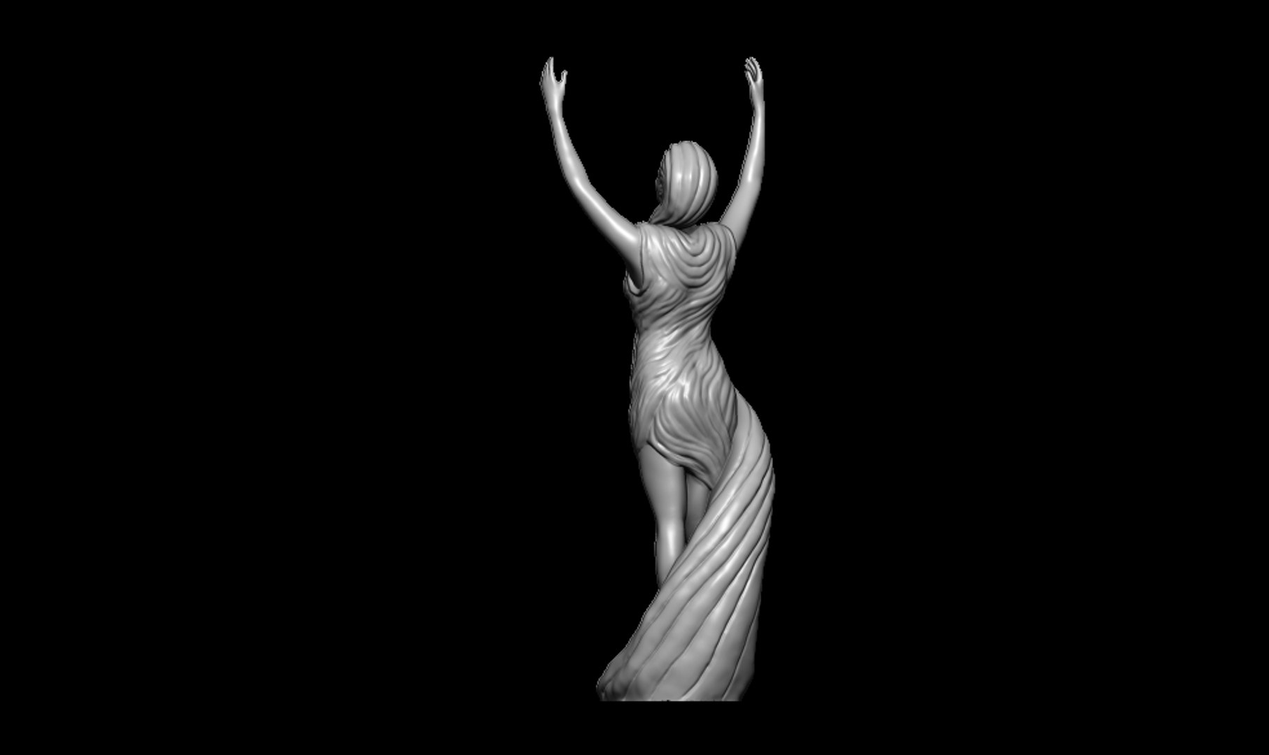 Decorative Woman 3D Model - TurboSquid 1549216