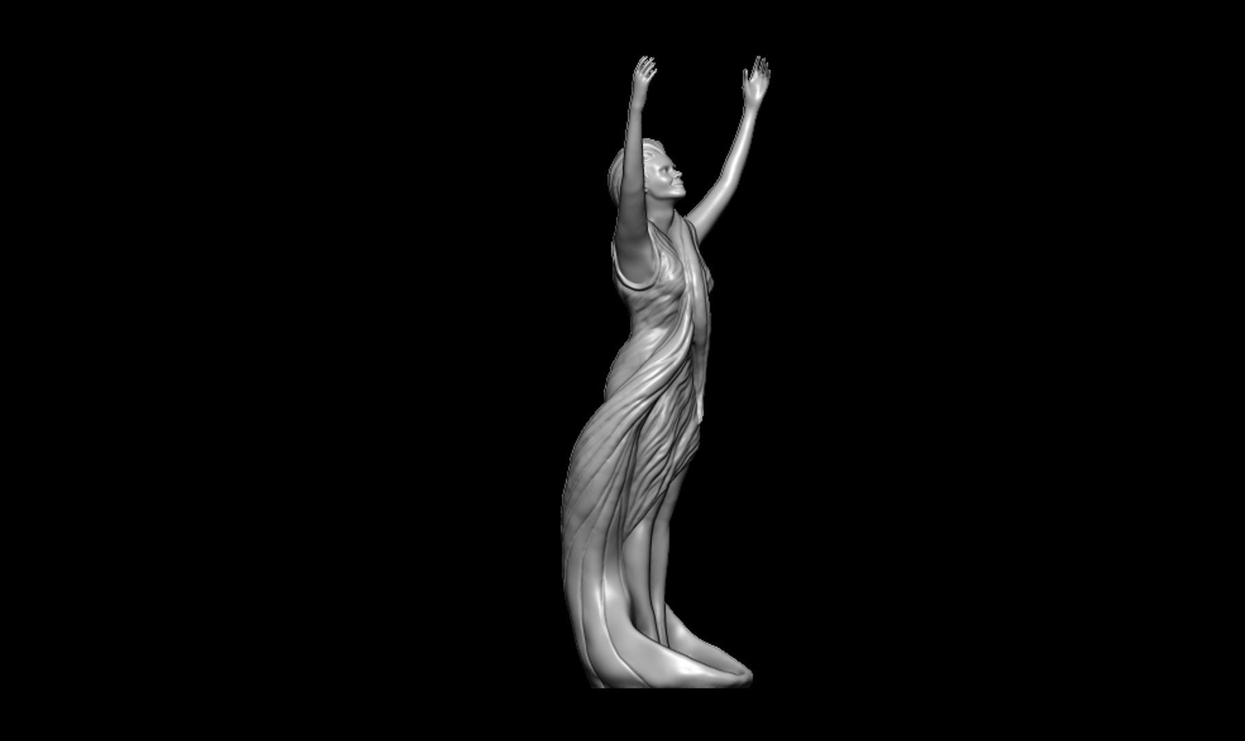Decorative Woman 3D Model - TurboSquid 1549216