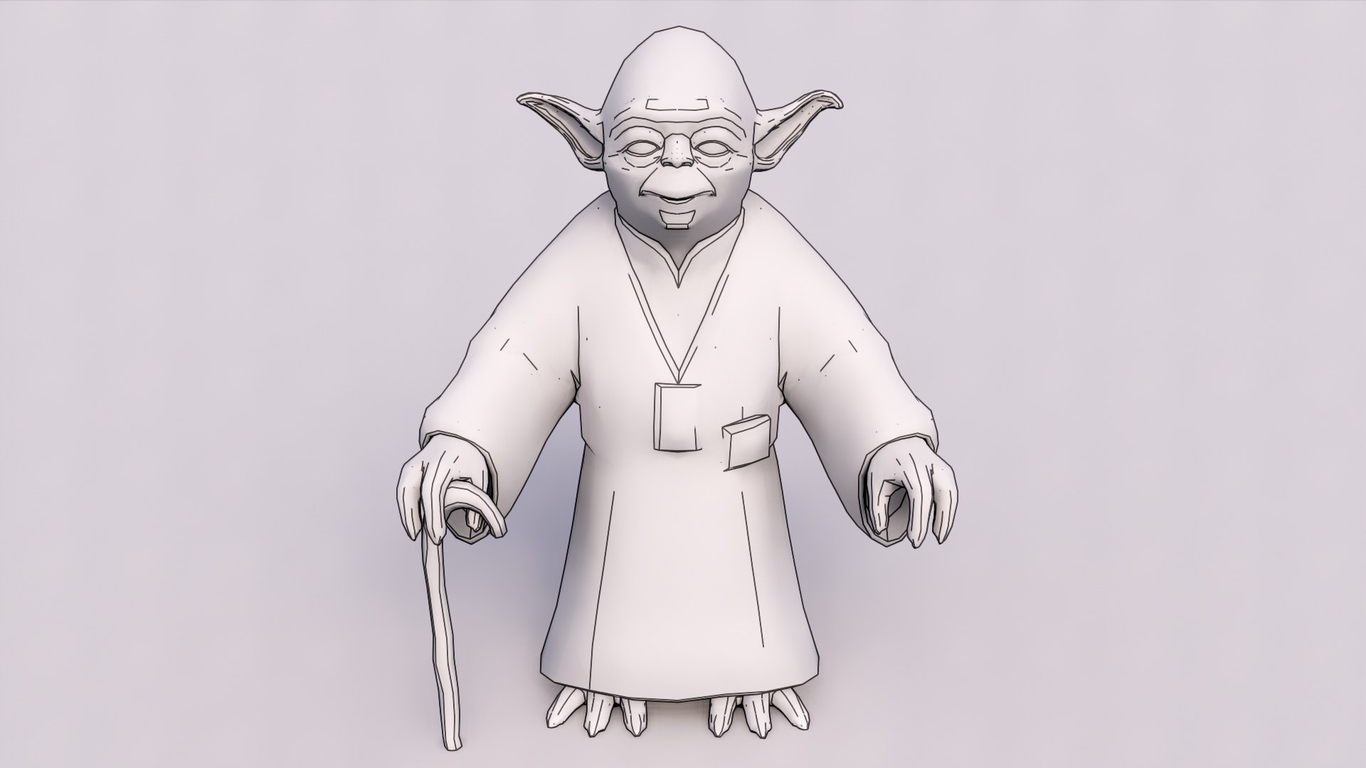 3D Model Joda Character In The Star Wars Films - TurboSquid 2193636