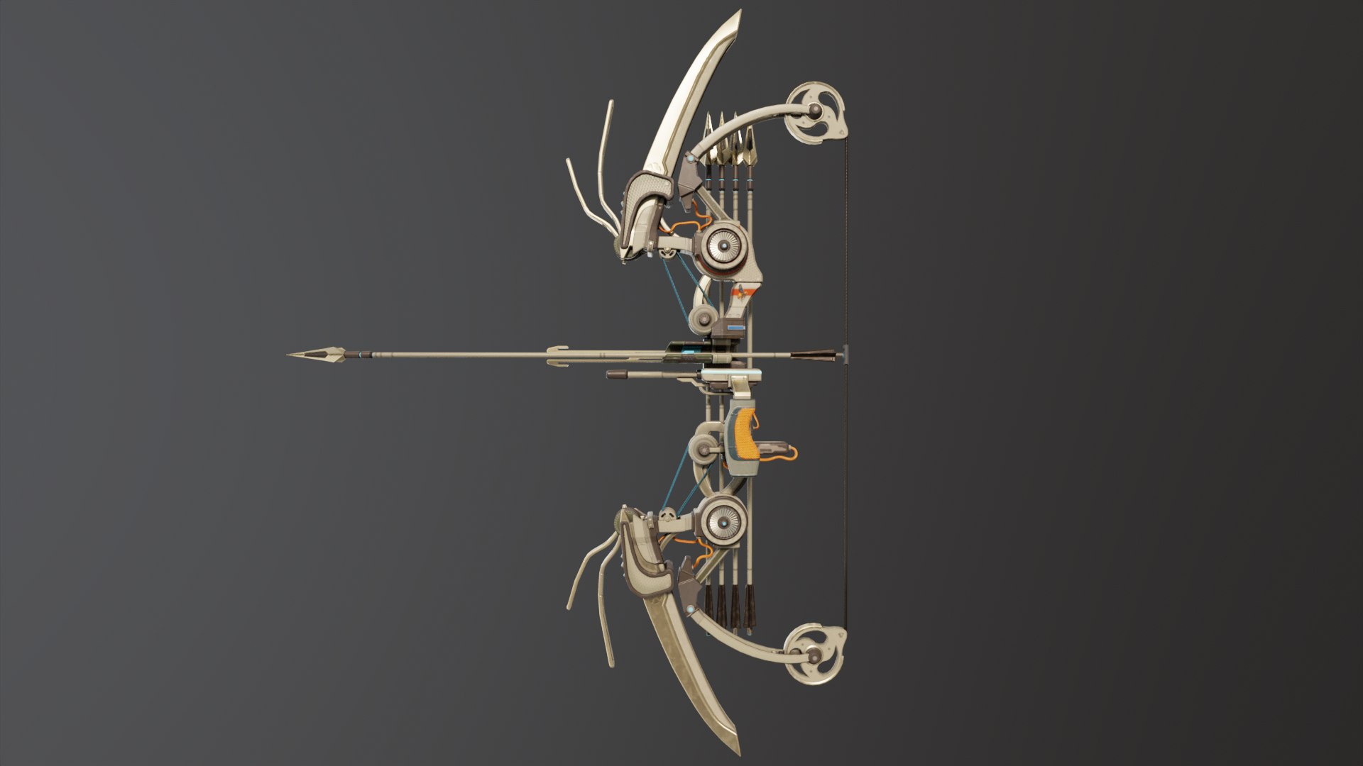 Sci-Fi Compound Bow 3D Model - TurboSquid 2231851