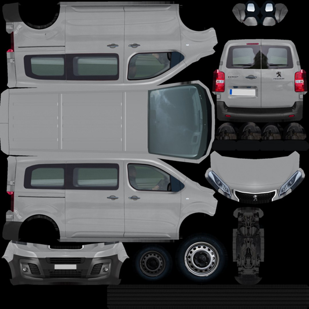 2016 Peugeot Expert 3D - TurboSquid 1322399