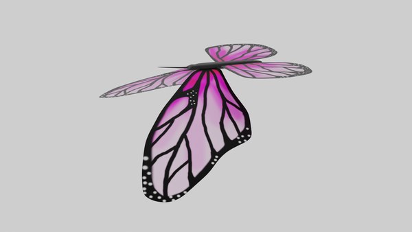 Animated Butterfly 3D model - TurboSquid 1924749