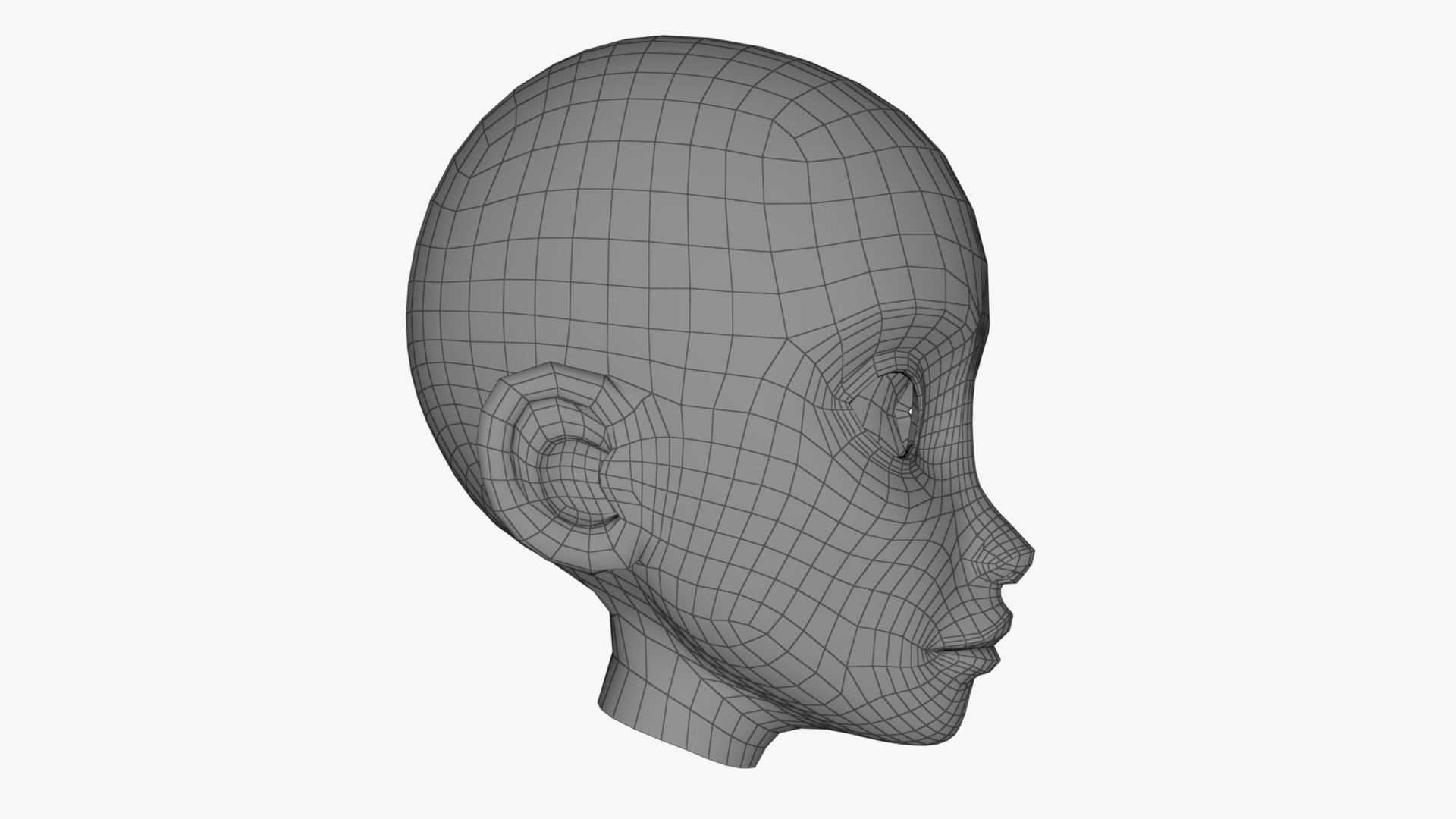 Cartoon Head 3D Model - TurboSquid 1958026