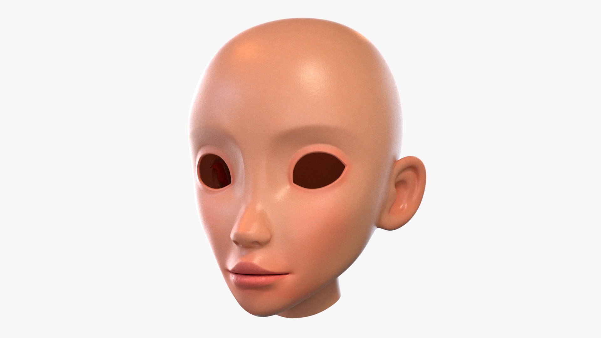 Cartoon Head 3D Model - TurboSquid 1958026