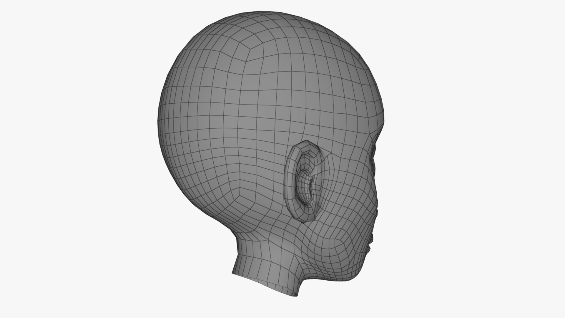 Cartoon Head 3D Model - TurboSquid 1958026