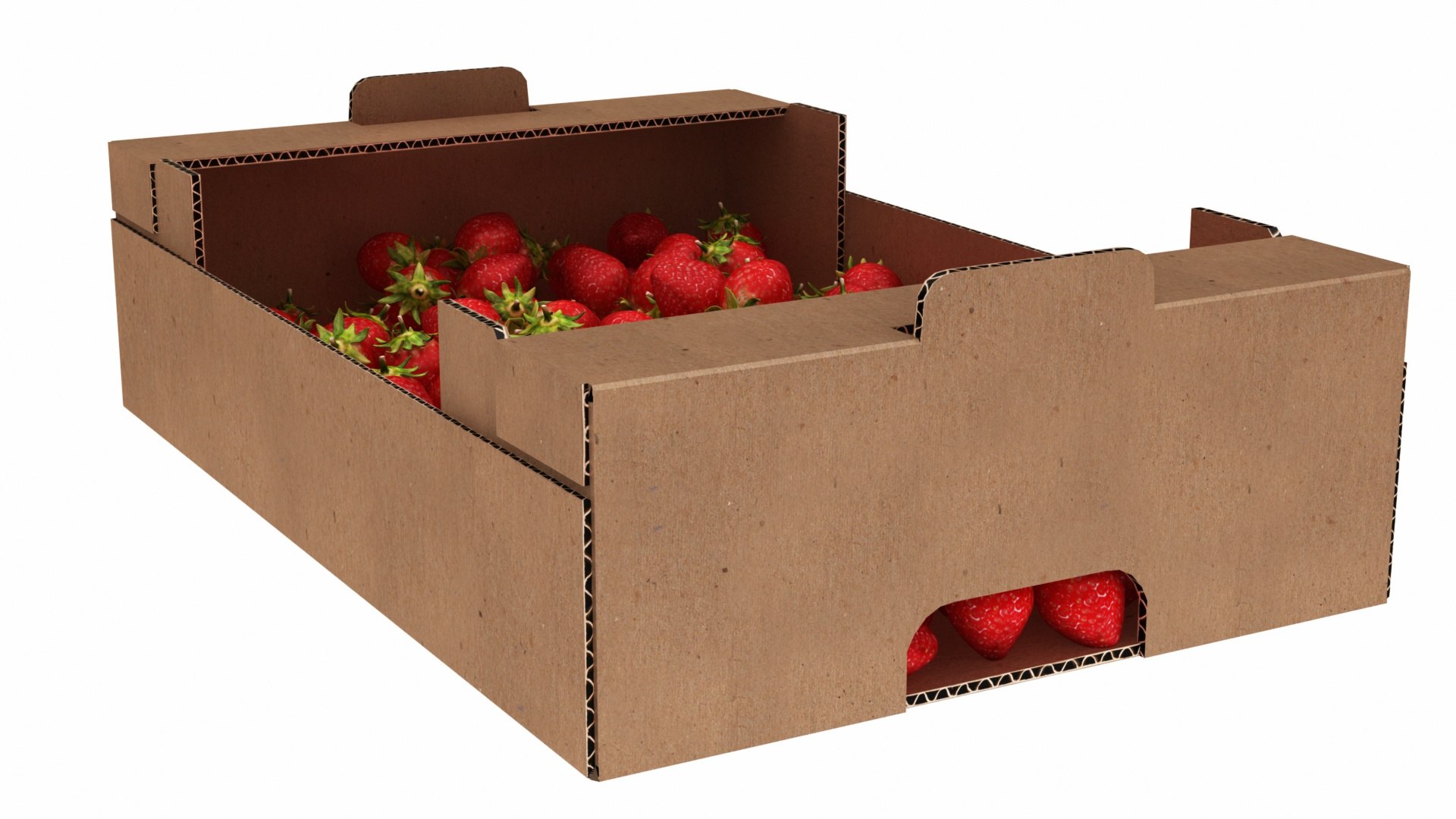 3D Model Fruit Cardboard Box Withs - TurboSquid 1542561