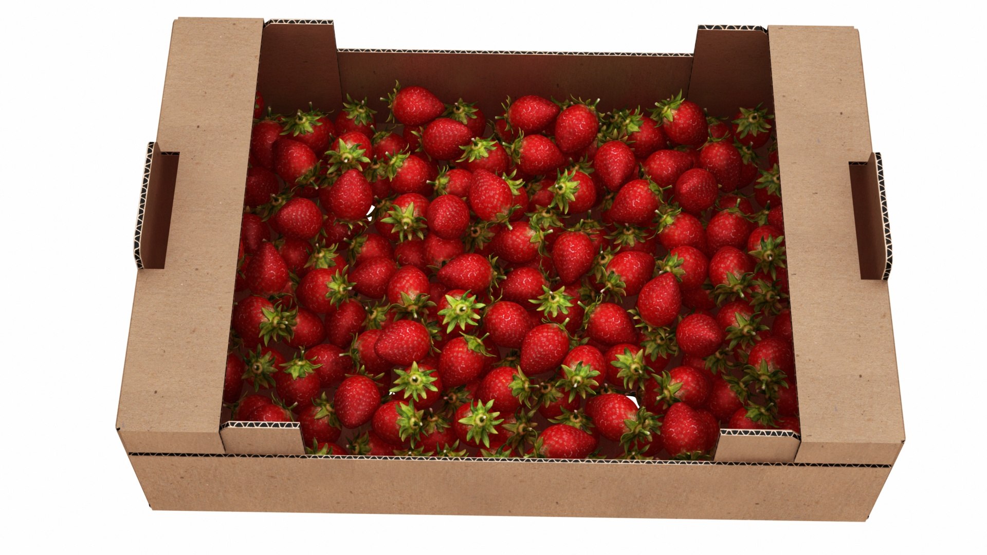 3D Model Fruit Cardboard Box Withs - TurboSquid 1542561