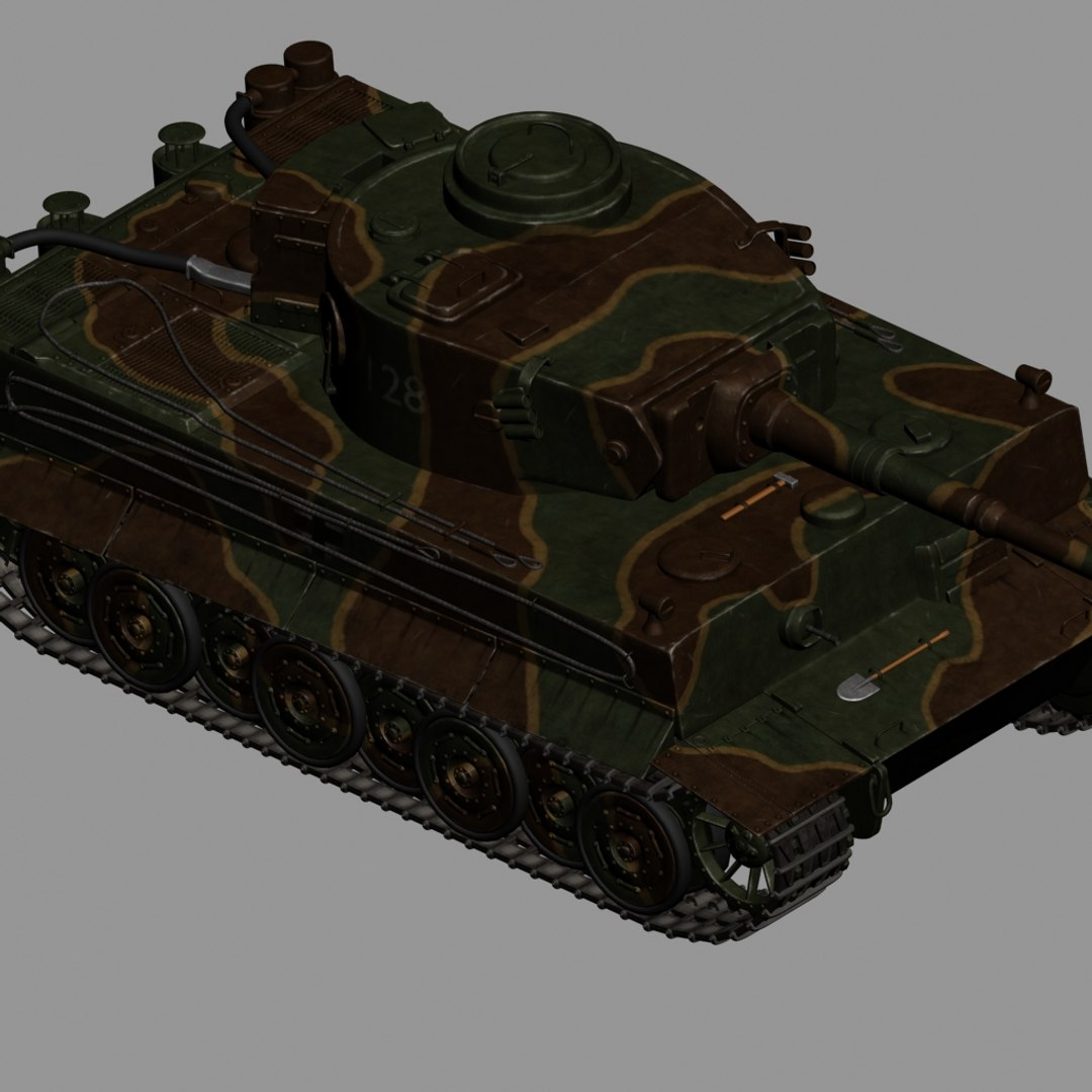 German Wwii Tank Tracks 3d Max
