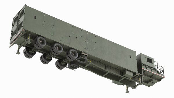 modelo 3d Lanzamisiles Typhon del ejército de EE. UU. preparado ...