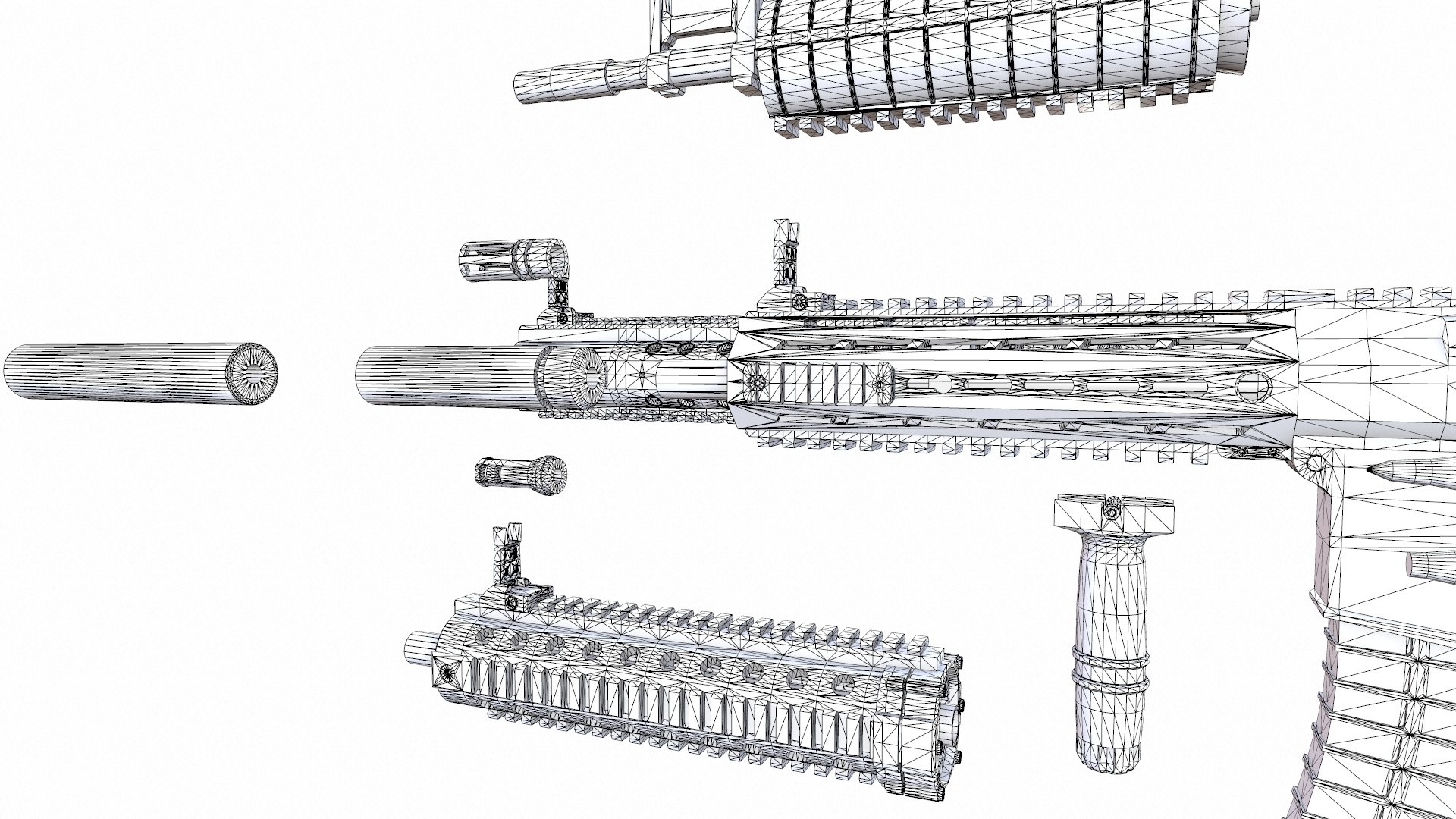 Modular Kit M4 3D Model - TurboSquid 2429846