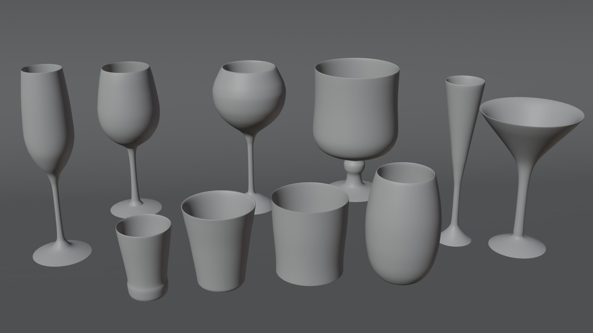3D Glass Cup Models 3D Model - TurboSquid 2410494