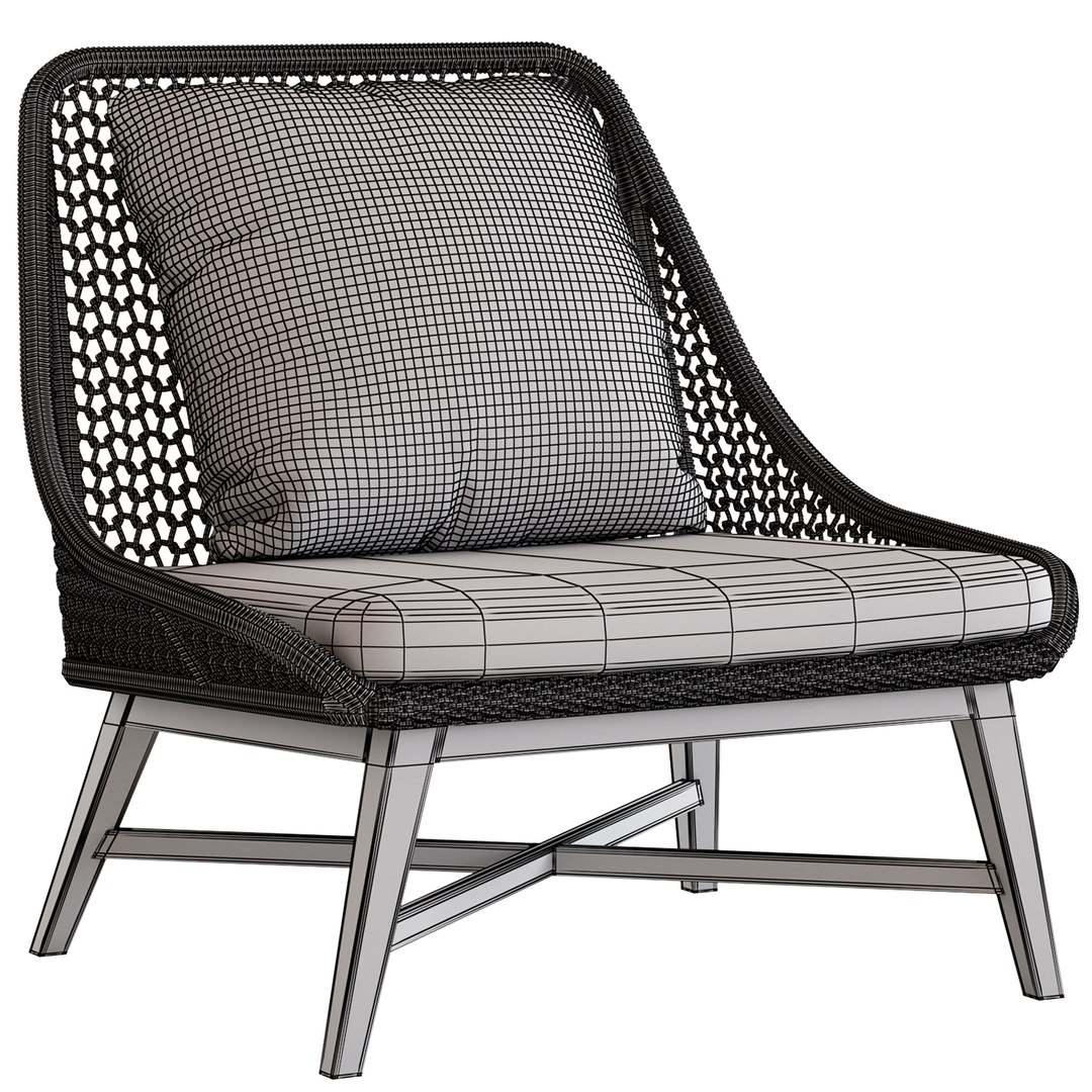 3D Model Crisal Decoration Roxas Chair - TurboSquid 1895996