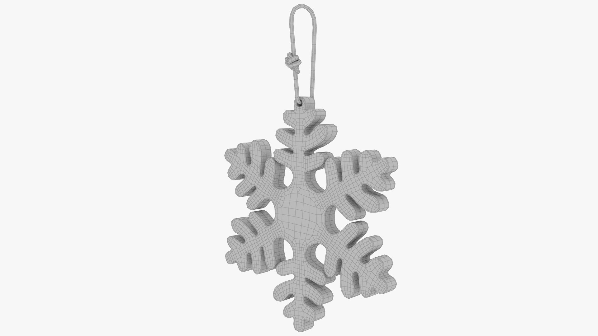 3D Snowflake Christmas Tree Toy V1 - TurboSquid 1999137