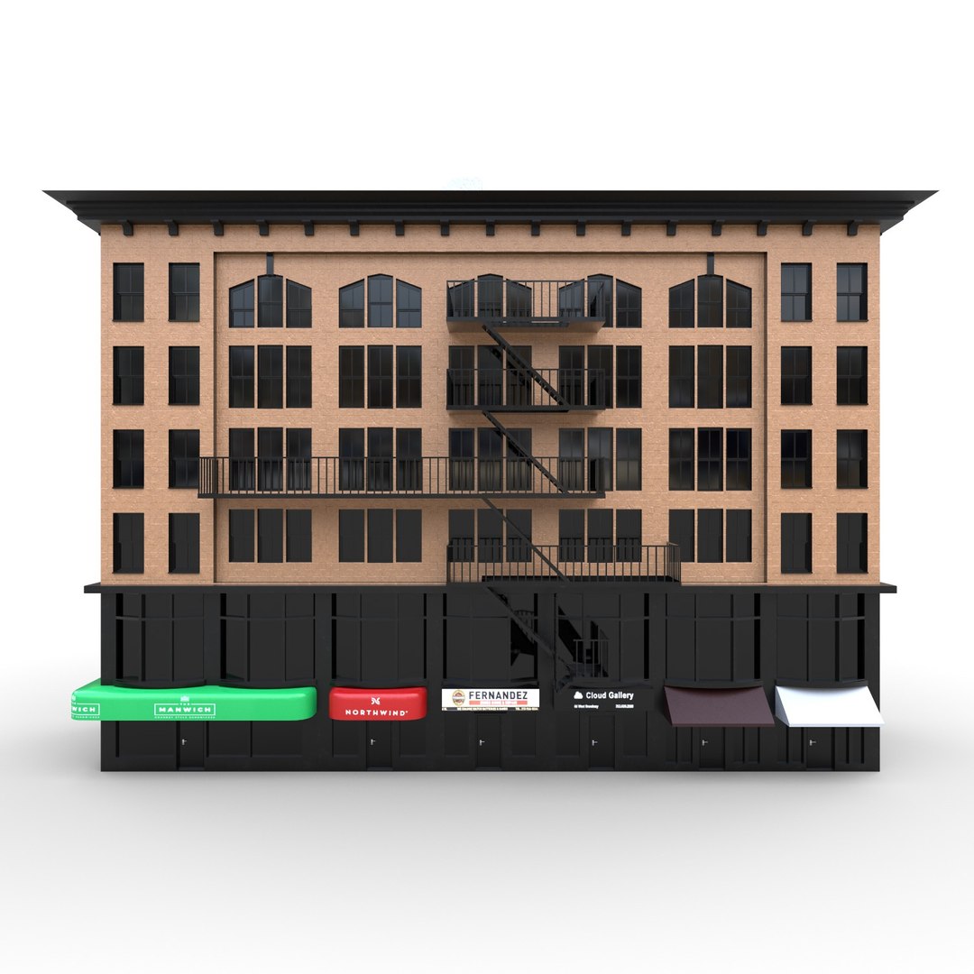 Nyc Building 2- Pbr Model - TurboSquid 1590190