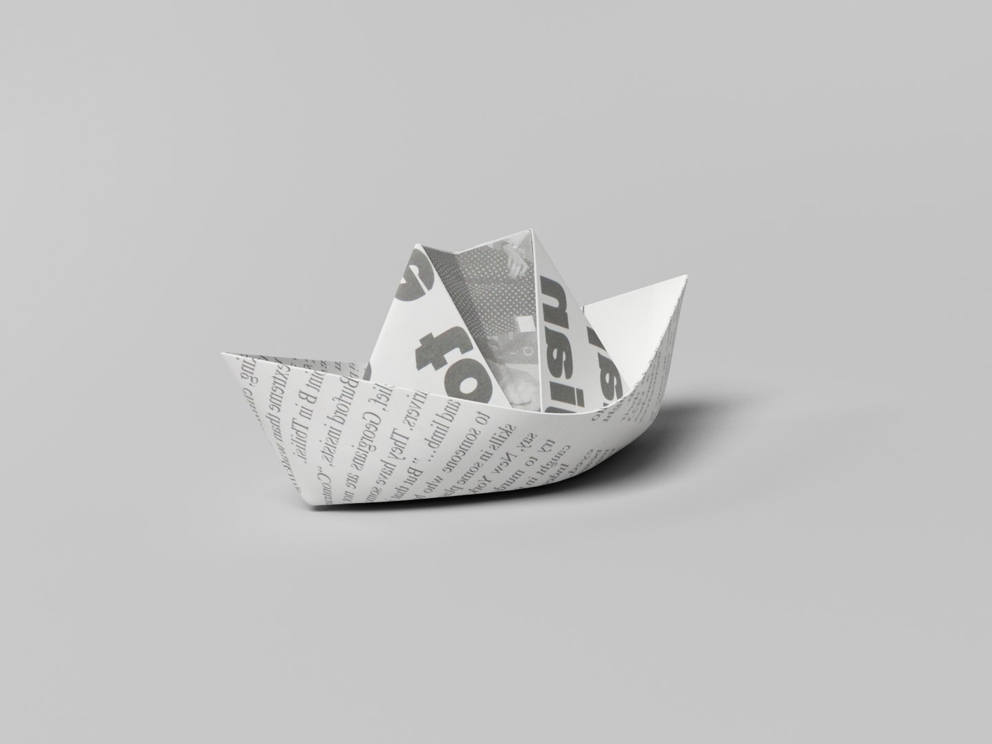 3d Paper Ship