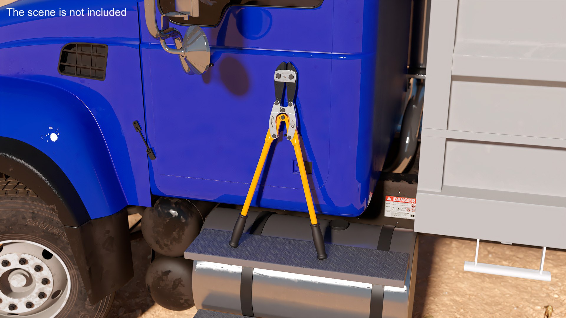 3D Hand Tool Bolt Cutter Yellow - TurboSquid 2224914