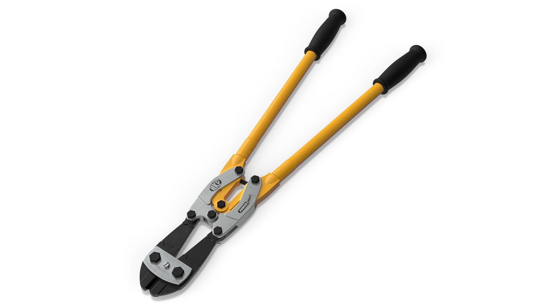 3D Hand Tool Bolt Cutter Yellow - TurboSquid 2224914