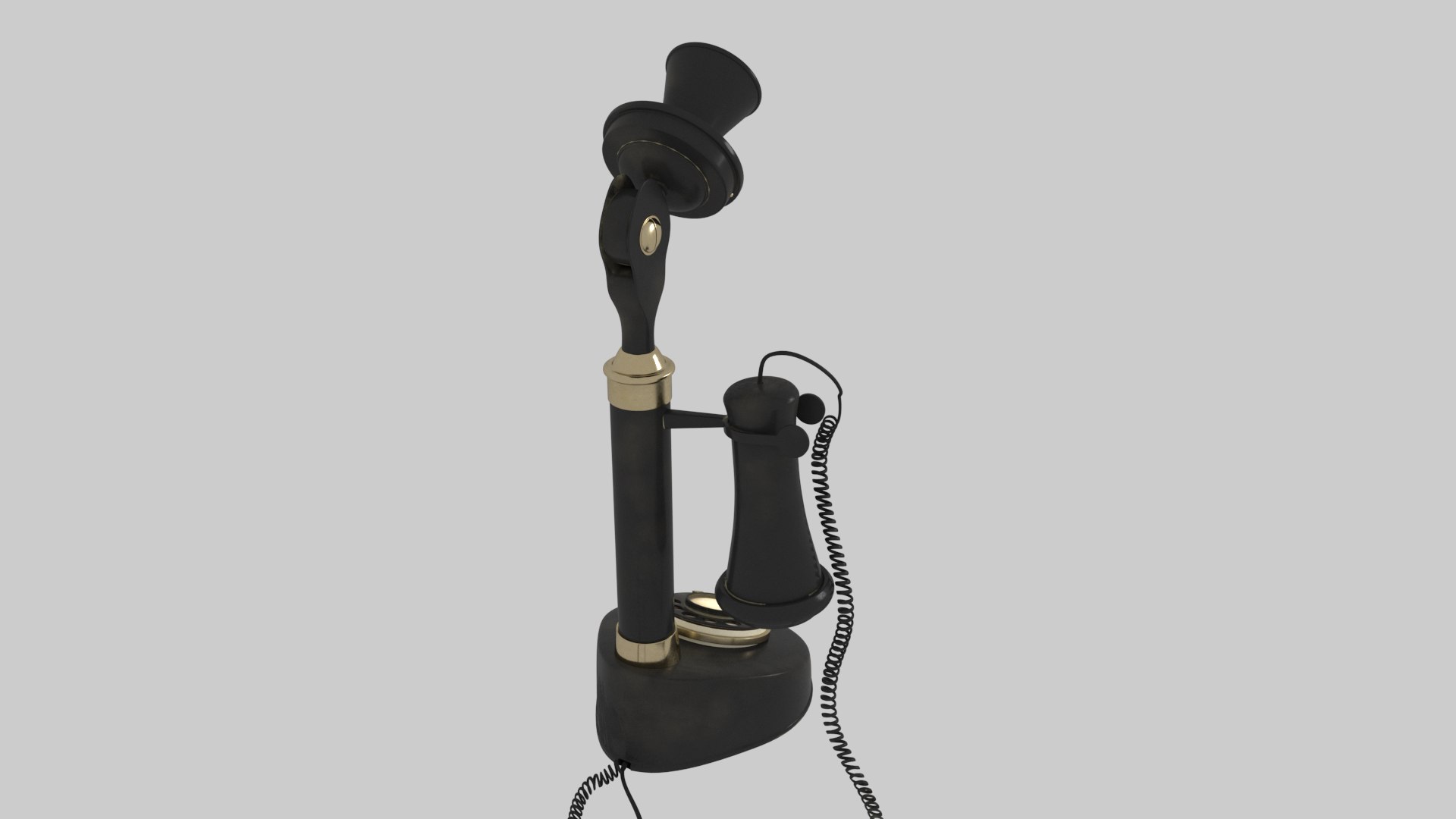 3D Candlestick Telephone - TurboSquid 2131991
