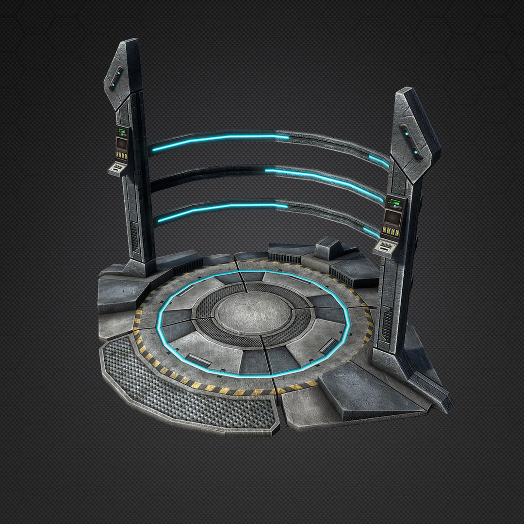 3d Sci-fi Teleporter