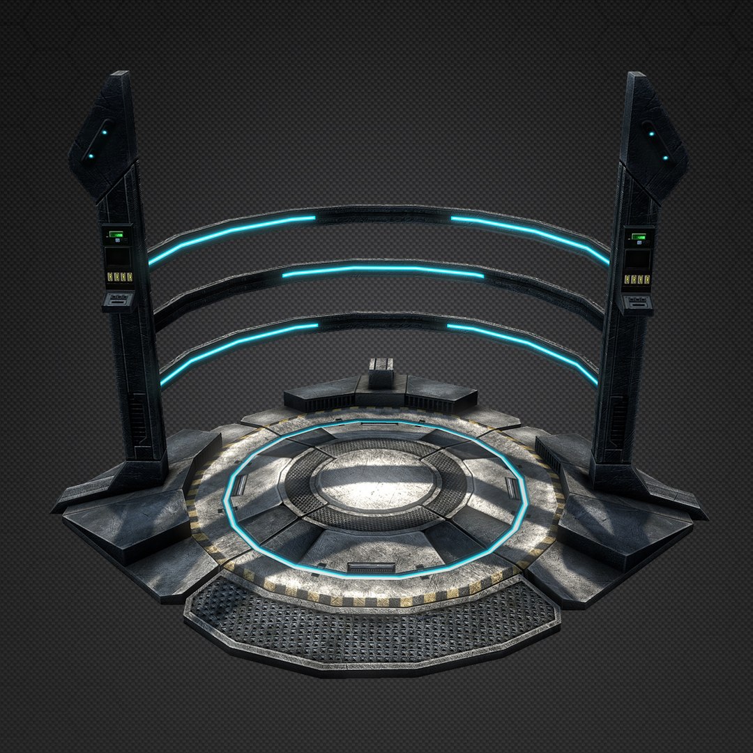 3d Sci-fi Teleporter