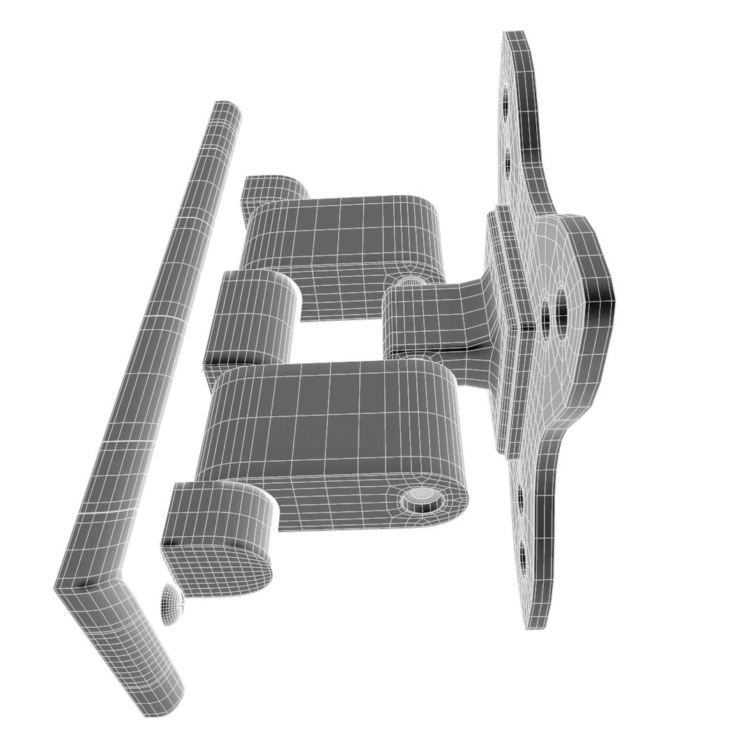 3d Model Short Articulated Arm