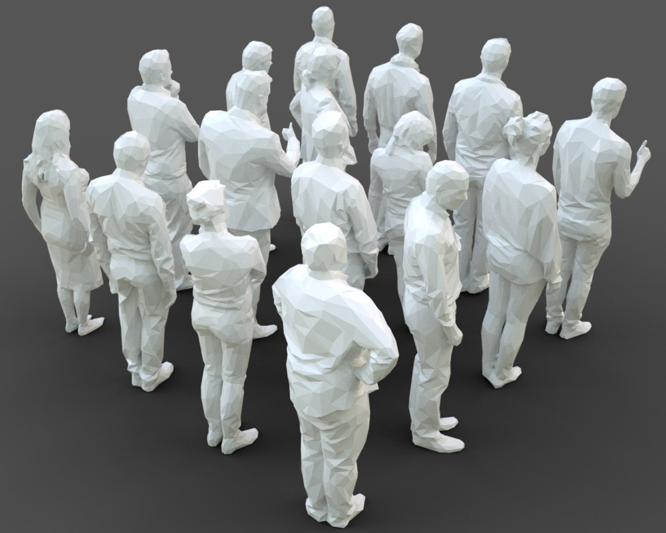 Architectural Stylized Human Character 3D Model | 1147649 | TurboSquid