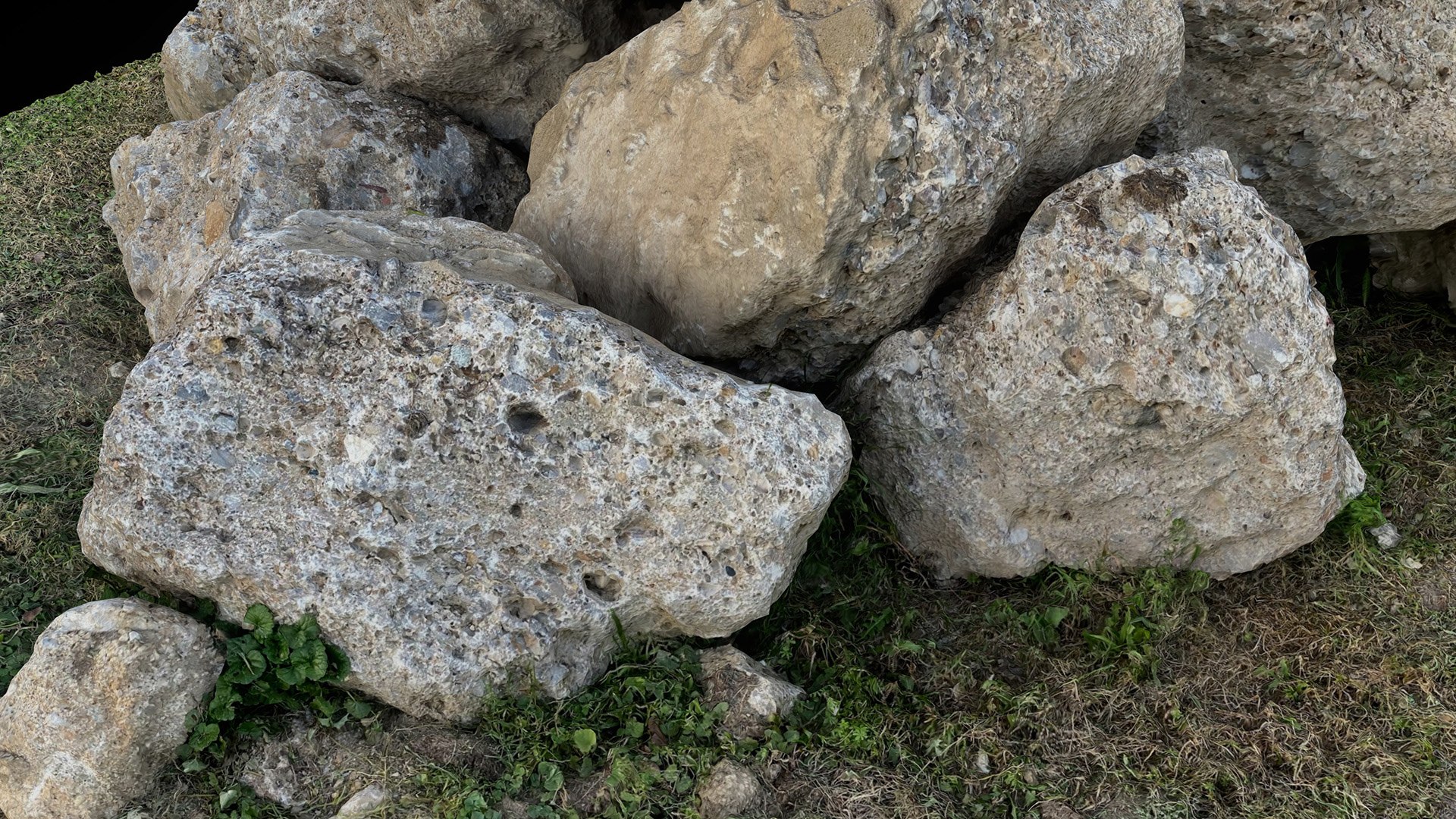 3D Model Gravel Rock Pile 01 - 3D Photogrammetry Model Scan Of Pile Of ...