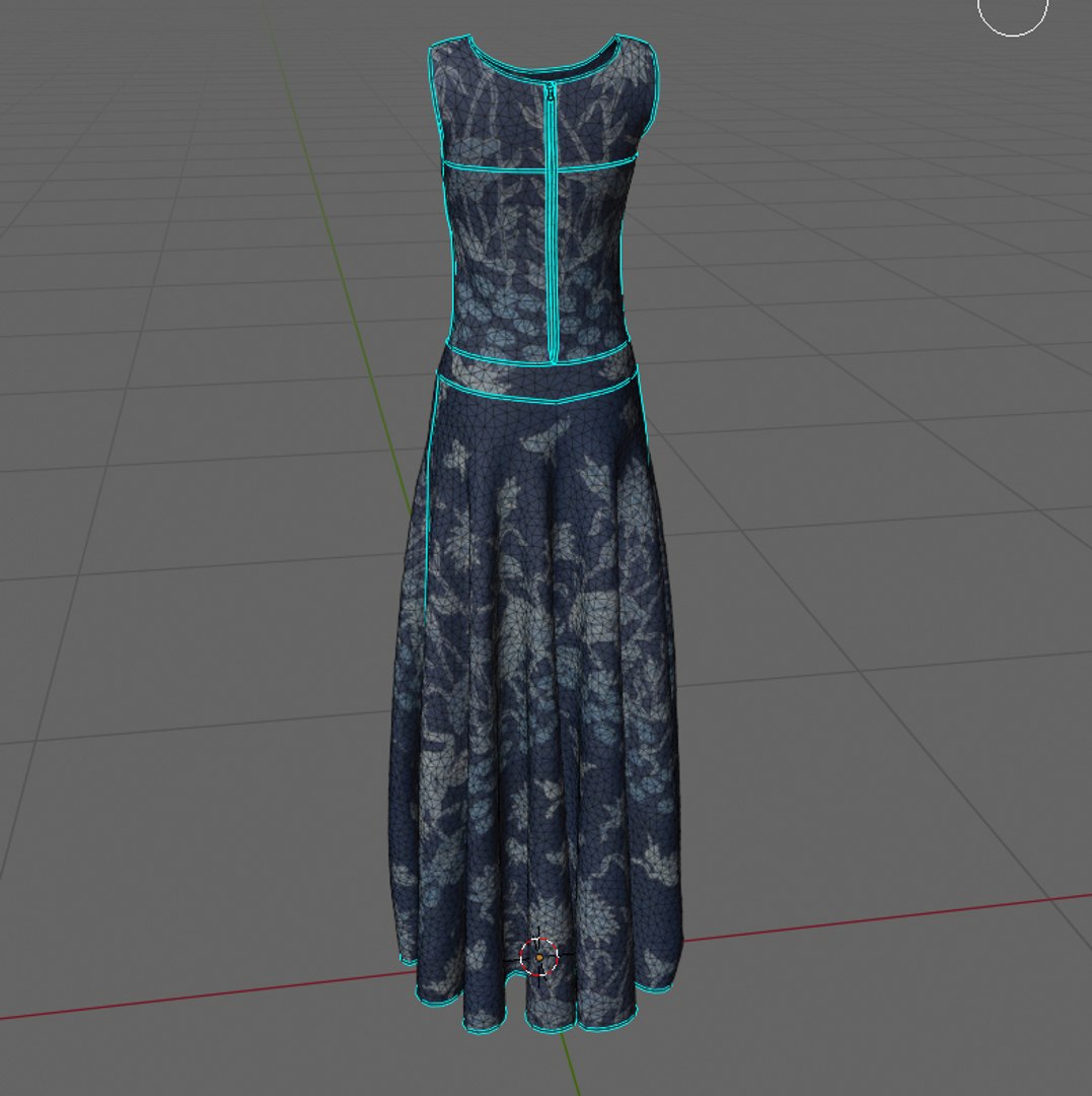 3D Model Dress Batik - TurboSquid 1438627