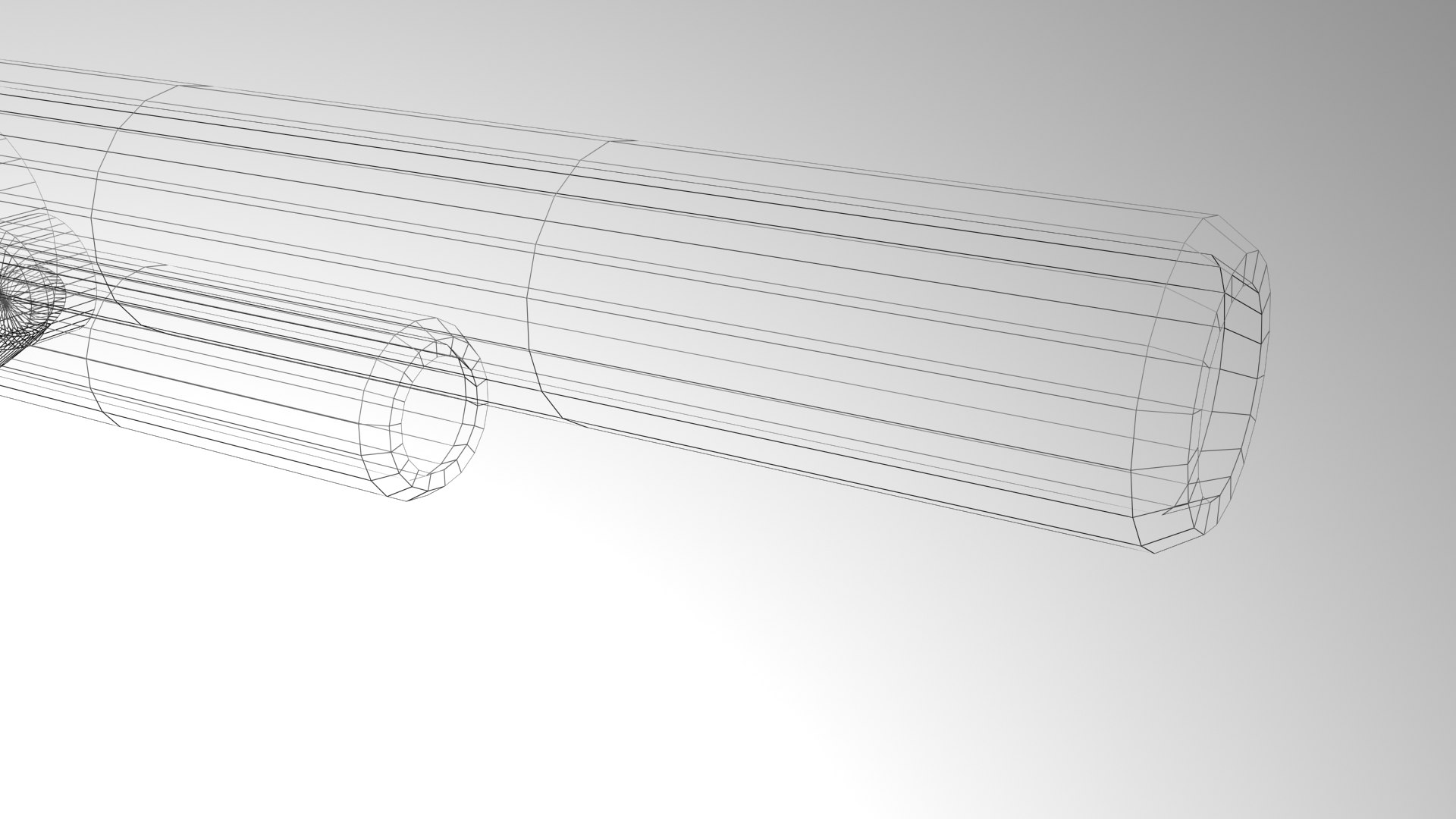 3ds Max Sci-fi Gun